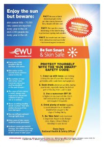 CWU: Sun Safety Advice