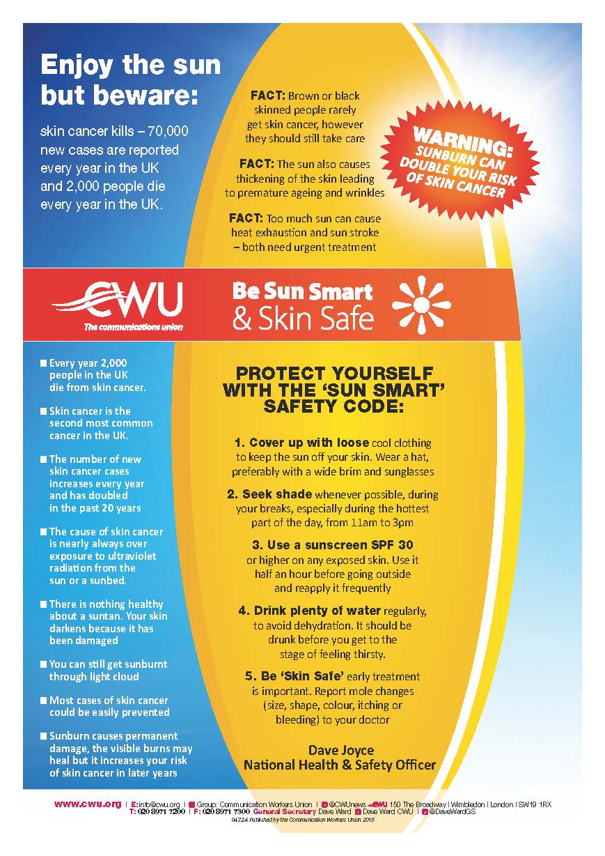 CWU: Sun Safety Advice