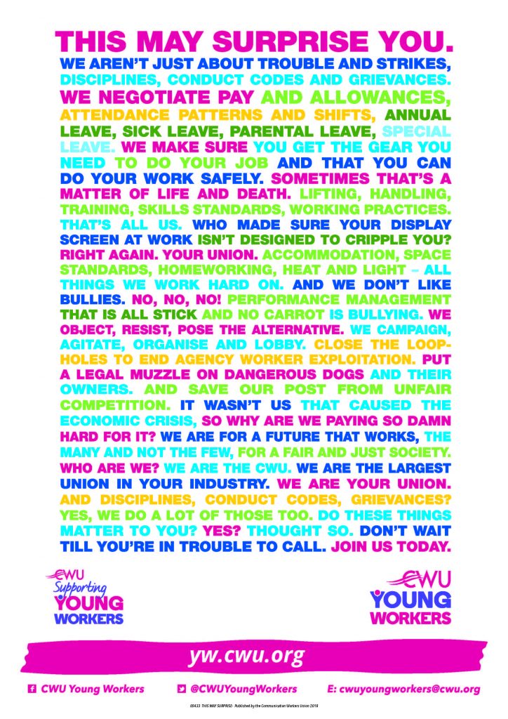 CWU: Young Worker Officer Resources