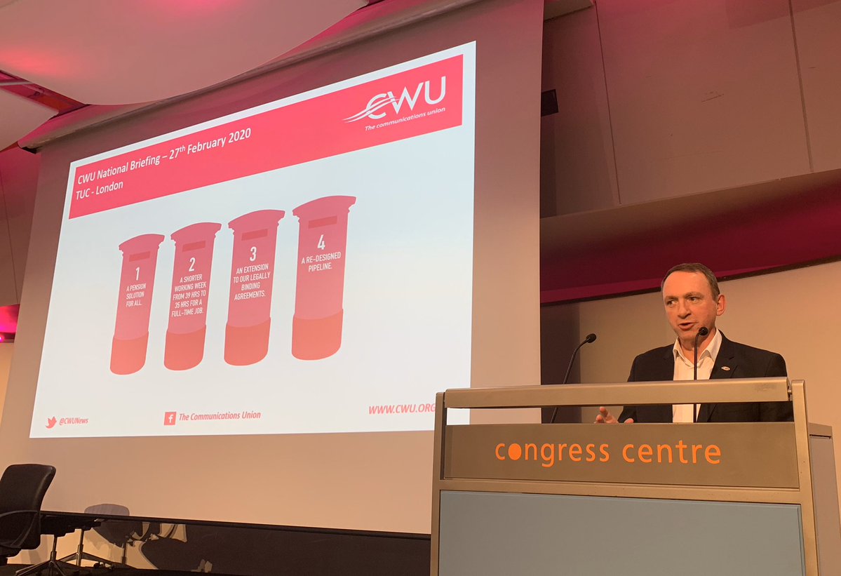 CWU: Terry Pullinger tells Royal Mail: ‘No justice, no peace’