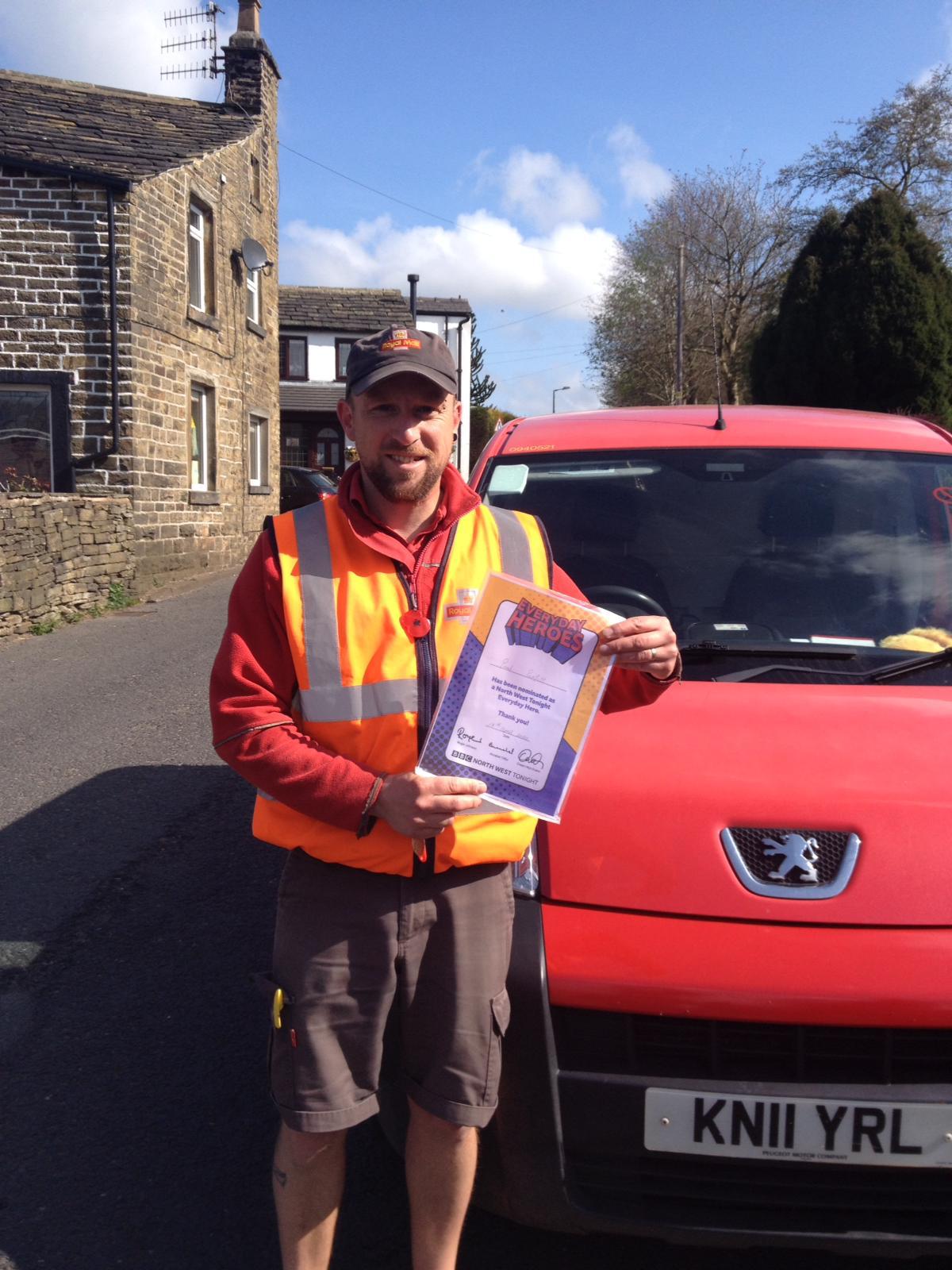 CWU: Lancashire village thanks ‘Postie Paul’