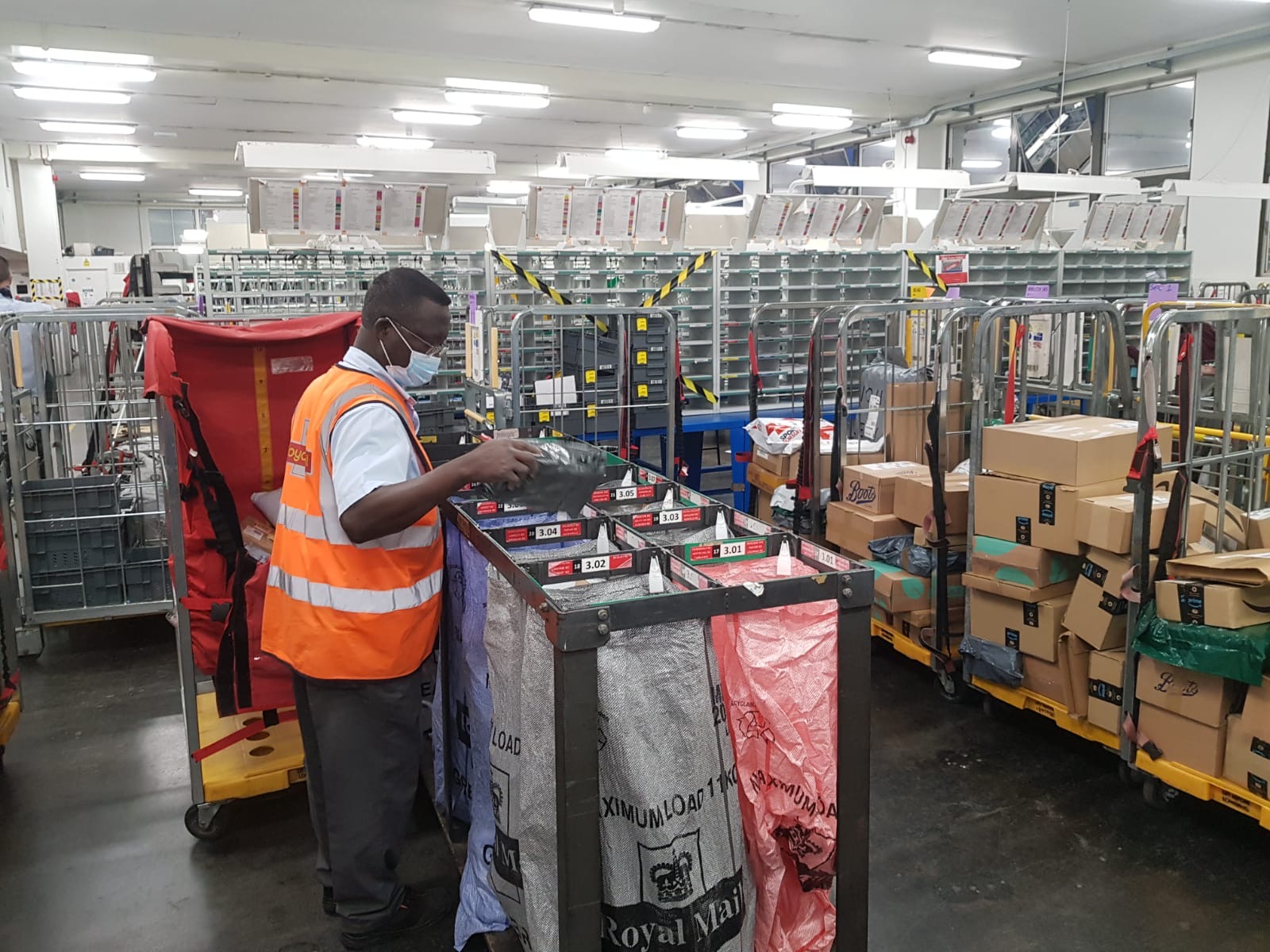 CWU: Royal Mail workers wearing masks, keeping safe, keeping healthy