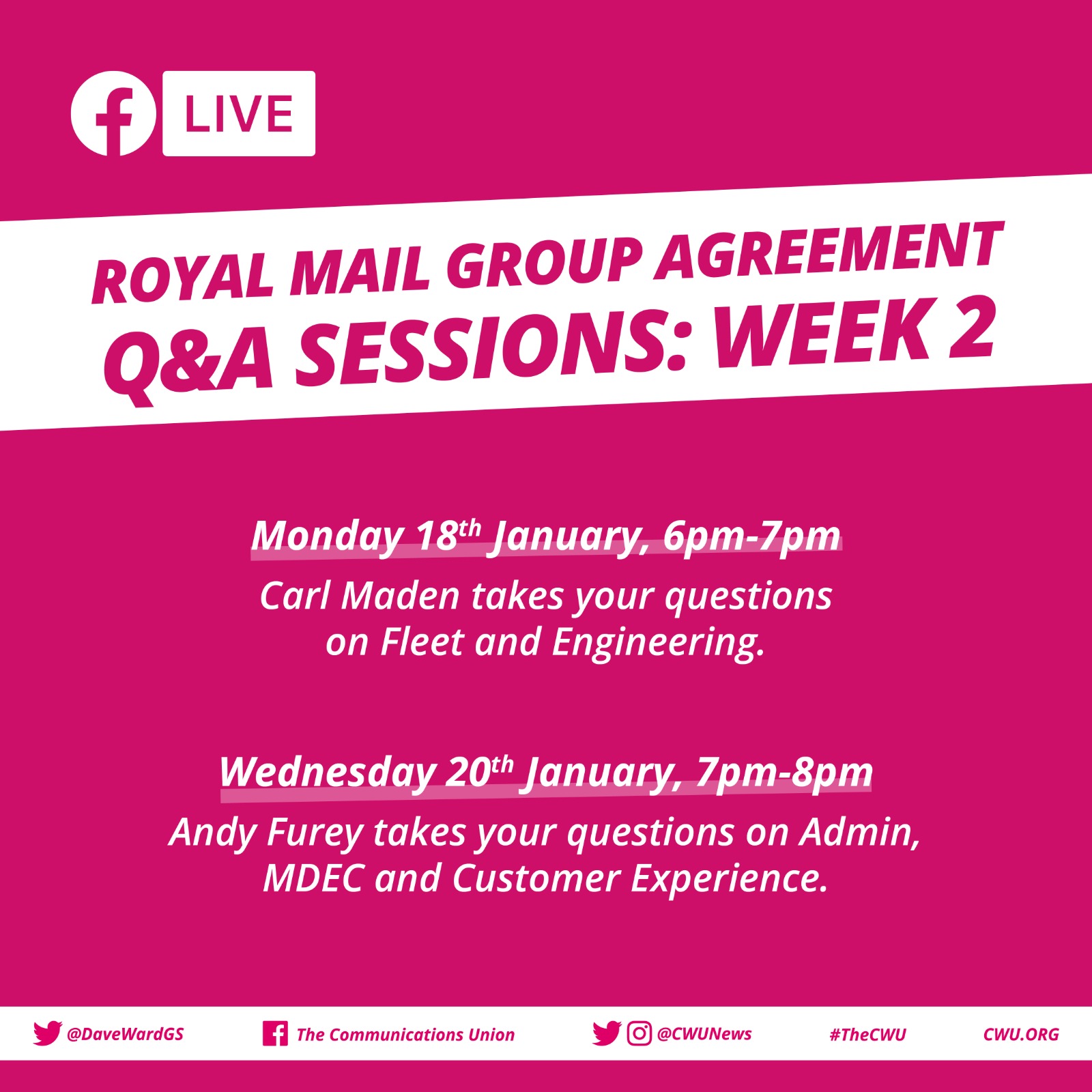 CWU: Pathway to Change: Royal Mail Fleet and Royal Mail Engineering