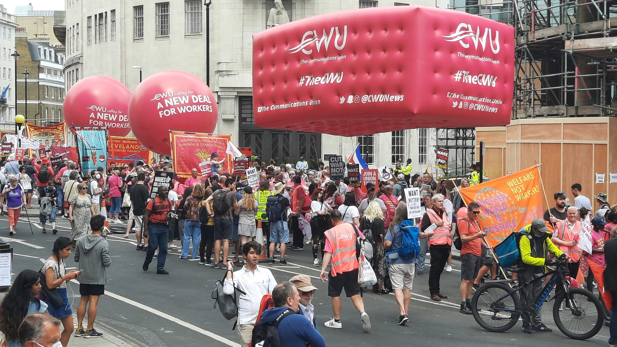 CWU: 2022 Summer of Struggle – trade union movement takes fighting ...