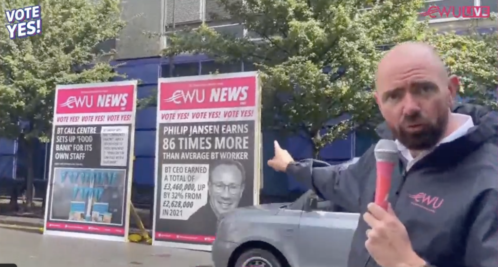 CWU: No let up for BT bosses as CWU strike ballot enters final countdown