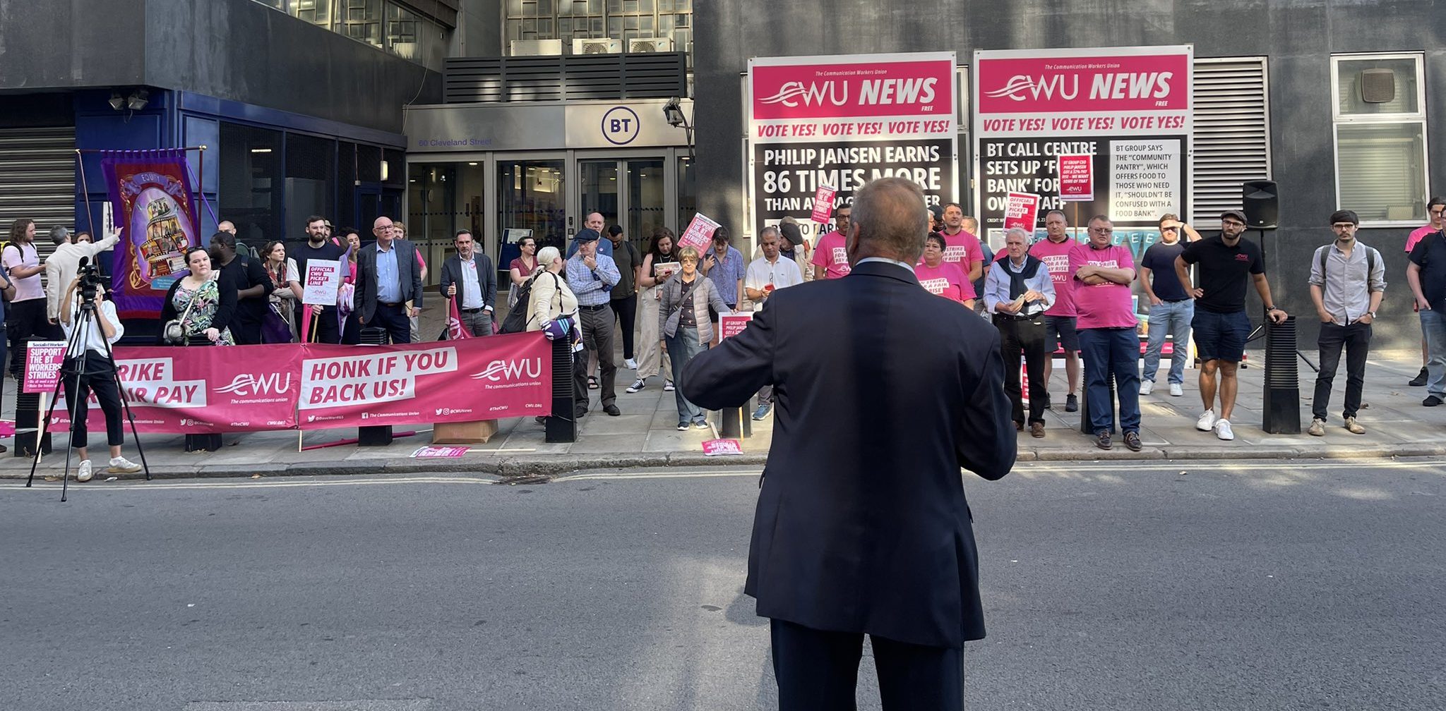 CWU: Rock solid support for first national BT Group strike in 35 years ...