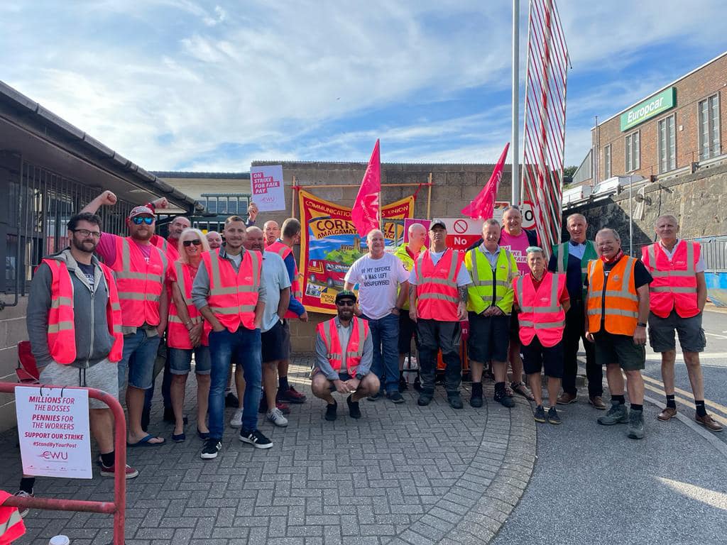 CWU: Over 150,000 strike on historic day for our union – region by region
