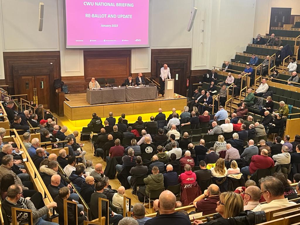 CWU: ‘New Year & we’re still here’ – CWU comes out fighting on all fronts