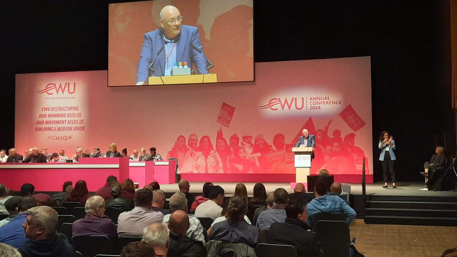 CWU: CWU Conference 2024 – Day One Restructuring